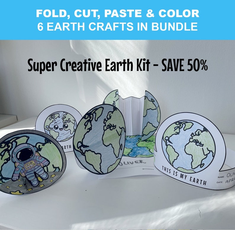 Space Crafts for Kids | Planet Earth Kit | Earth Crafts | Planet Crafts ...