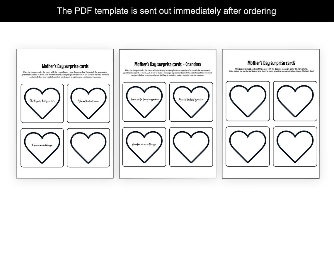 Mother's Day Crafts | Hidden Message Craft | Surprise Cards | Mother's ...