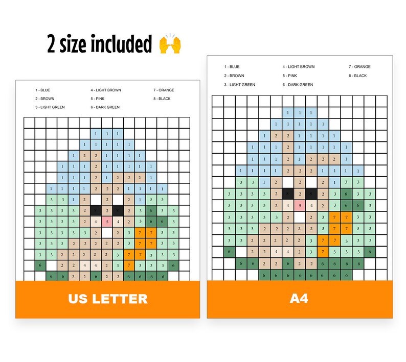 Easter Crafts Pixel Coloring | Printable Paper Craft Activity for Kids ...