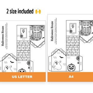 Halloween Printable | Halloween Crafts | Haunted House Paper Activities ...
