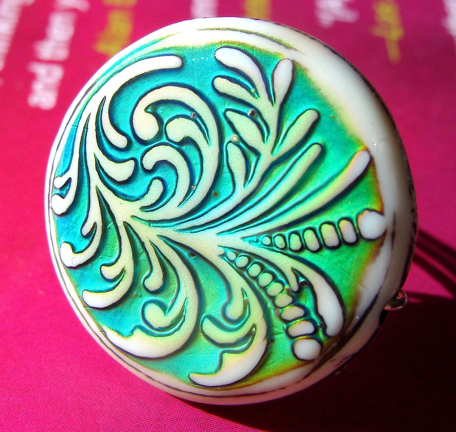 Fern Mood Ring Color Changing Novelty Ring Wire Wrapped in | Etsy