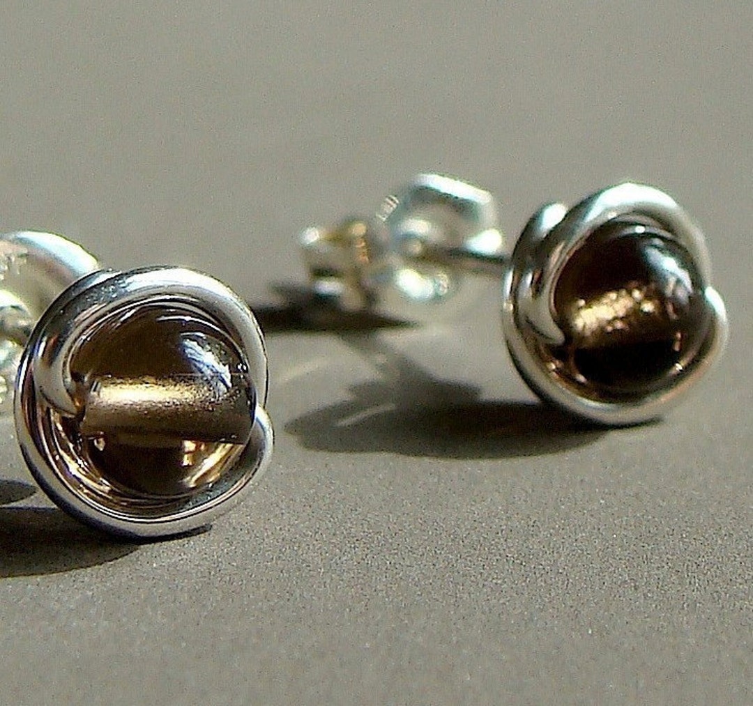 Smoky Quartz Studs Tiny 4mm Post Earrings in Sterling Silver Stud ...