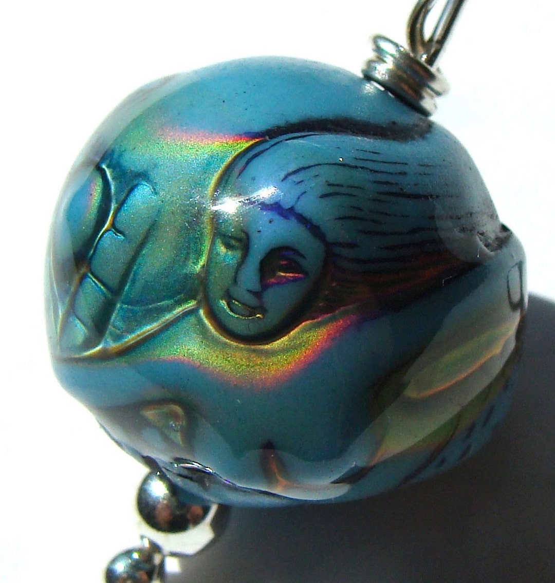 Mermaid Pendant Mermaid Mood Pendant Mermaid Jewelry Color Changing ...