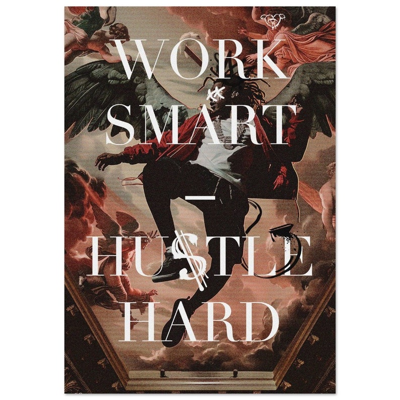 Work Smart HUSTLE HARD - Etsy