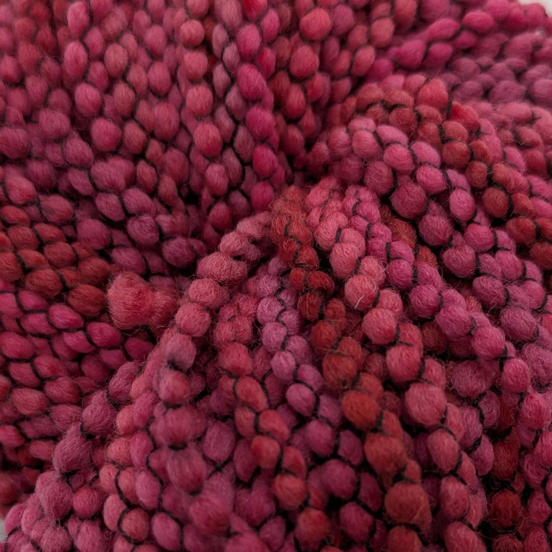 Hearts Mosaic Bulky Wool Nylon Yarn - 100 Grams - Etsy