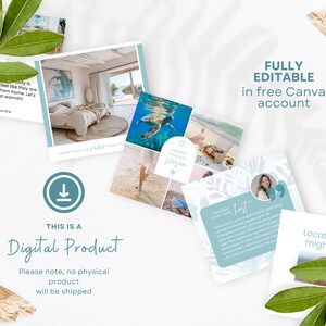 Airbnb Instagram Post Template, Editable Social Media, Short Term ...