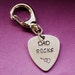 Guitar Pick Key Chain Hand Stamped Key Ring Personalized | Etsy