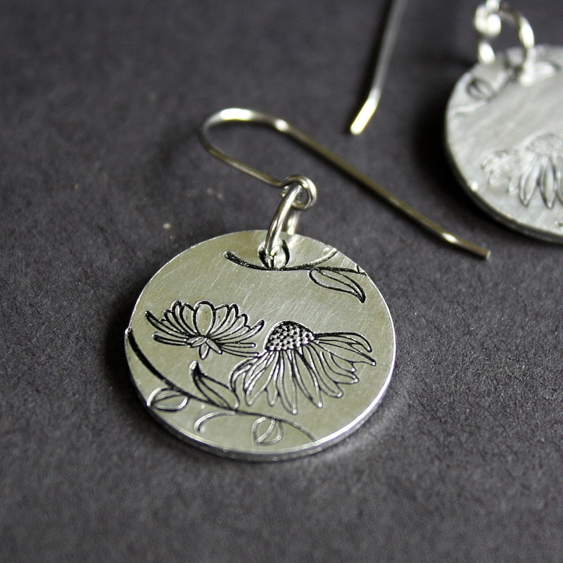 Stamped Earrings - Etsy
