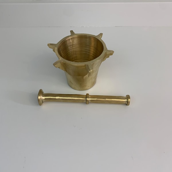 Brass Mortar Morocco - Etsy