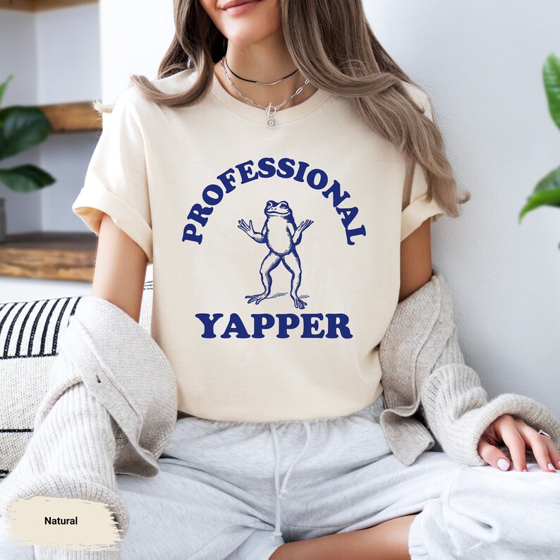 Professional Yapper Shirt Funny Y2k T-shirt Funny Gift for Women Funny ...