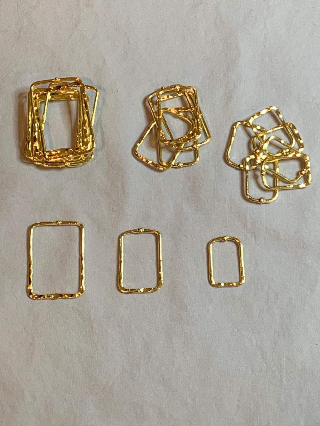 21 Mix Size Rectangle Shape Bezels for Resin and Clay to Make Jewelry ...