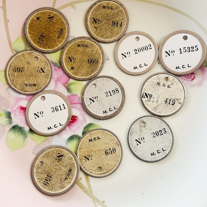 Metal Rim Tag - Etsy