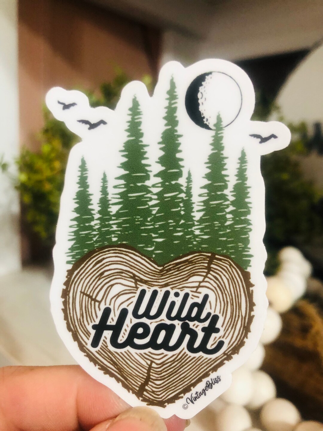 Wild Heart Wilderness Color Sticker - Etsy