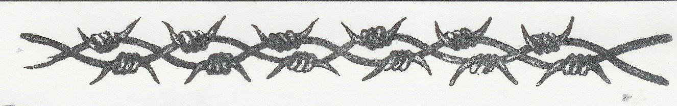 Large Barbed Wire Unmounted Rubber Stamp Polymer Clay Zne - Etsy