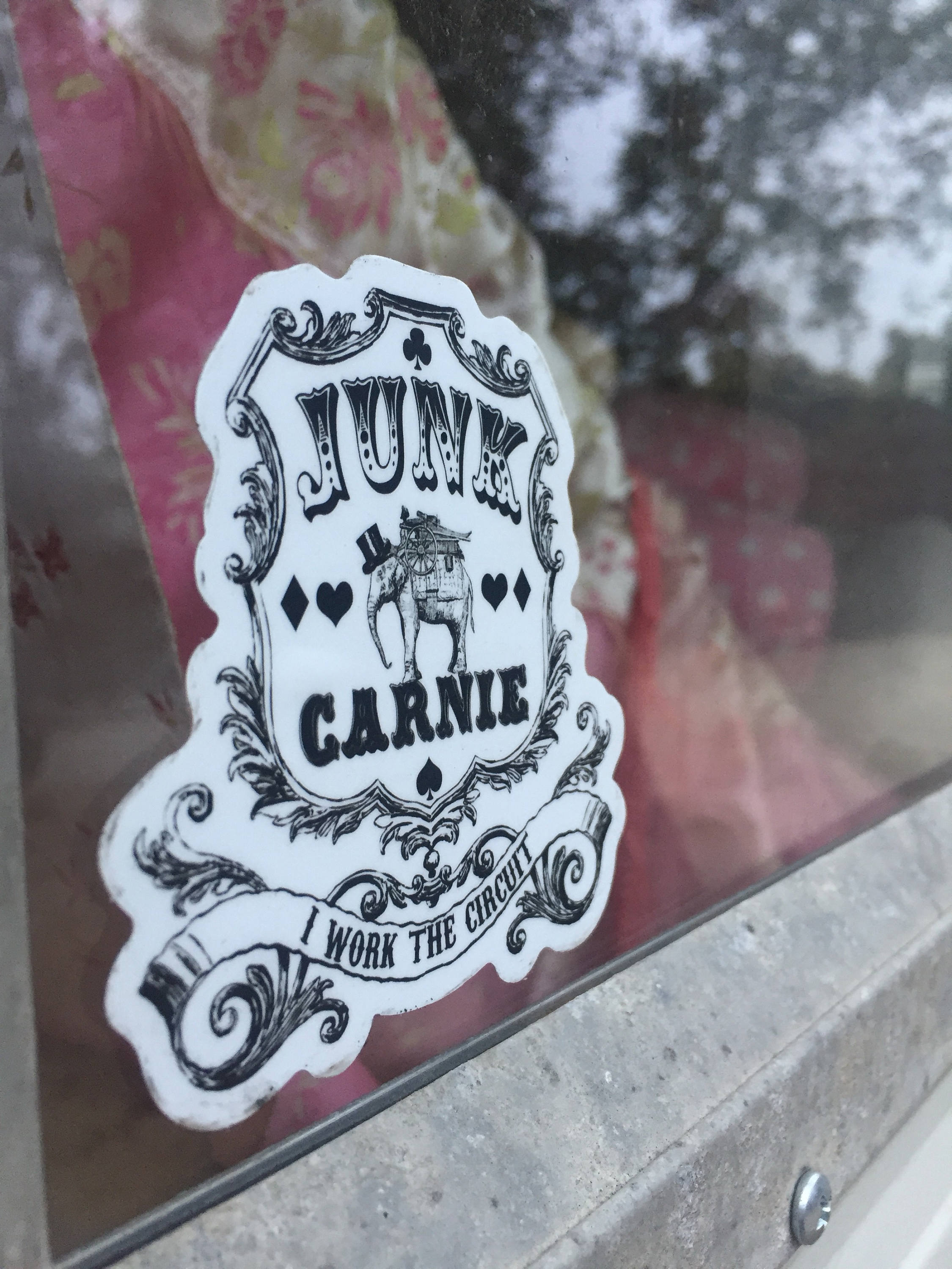 Junk Carnie Sticker Circus Vintage Carnival - Etsy