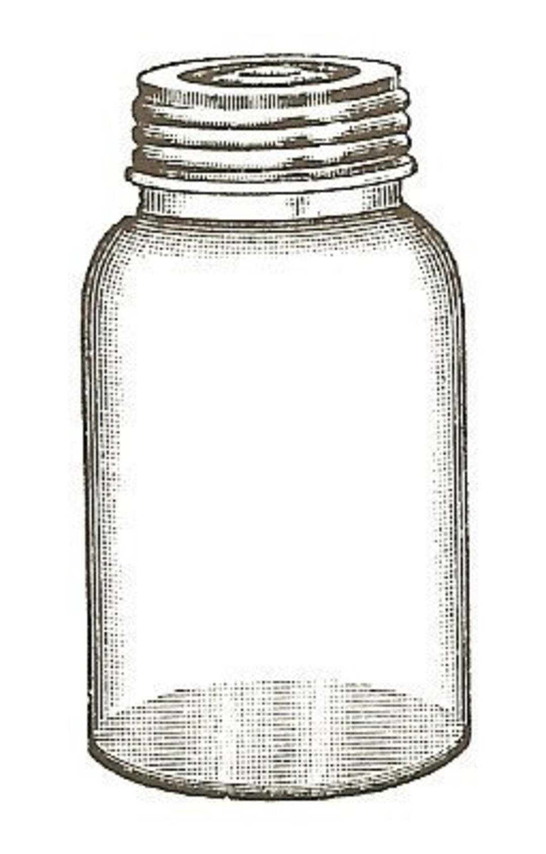 Empty Jar Unmounted Rubber Stamp - Etsy