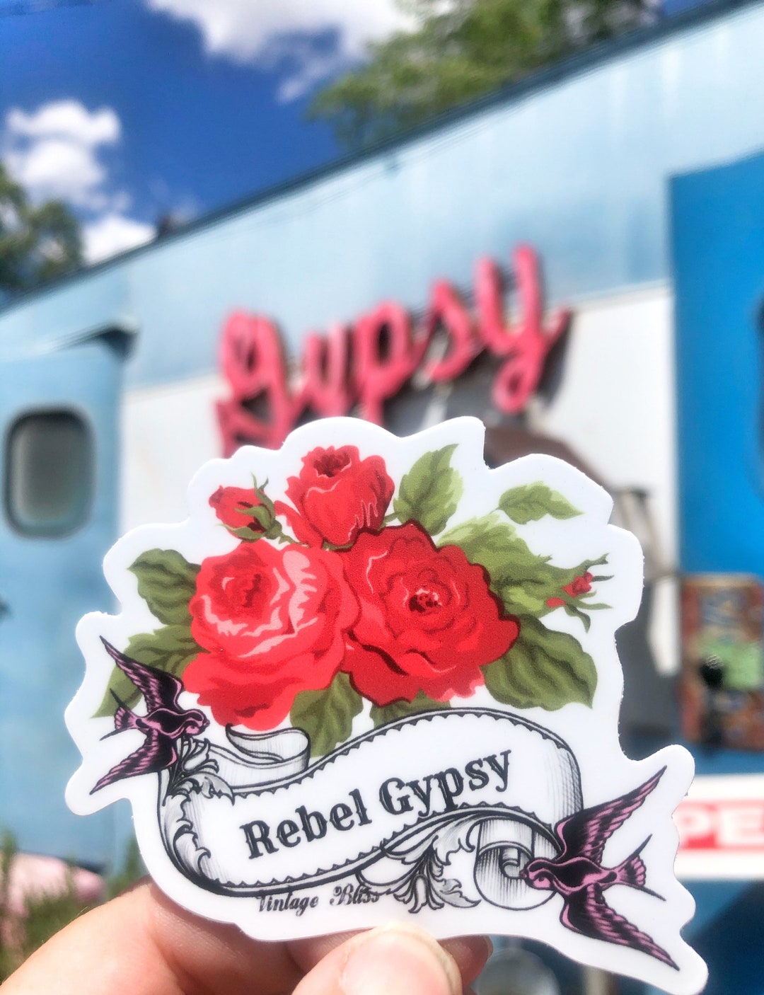 Rebel Gypsy Sticker Waterproof - Etsy
