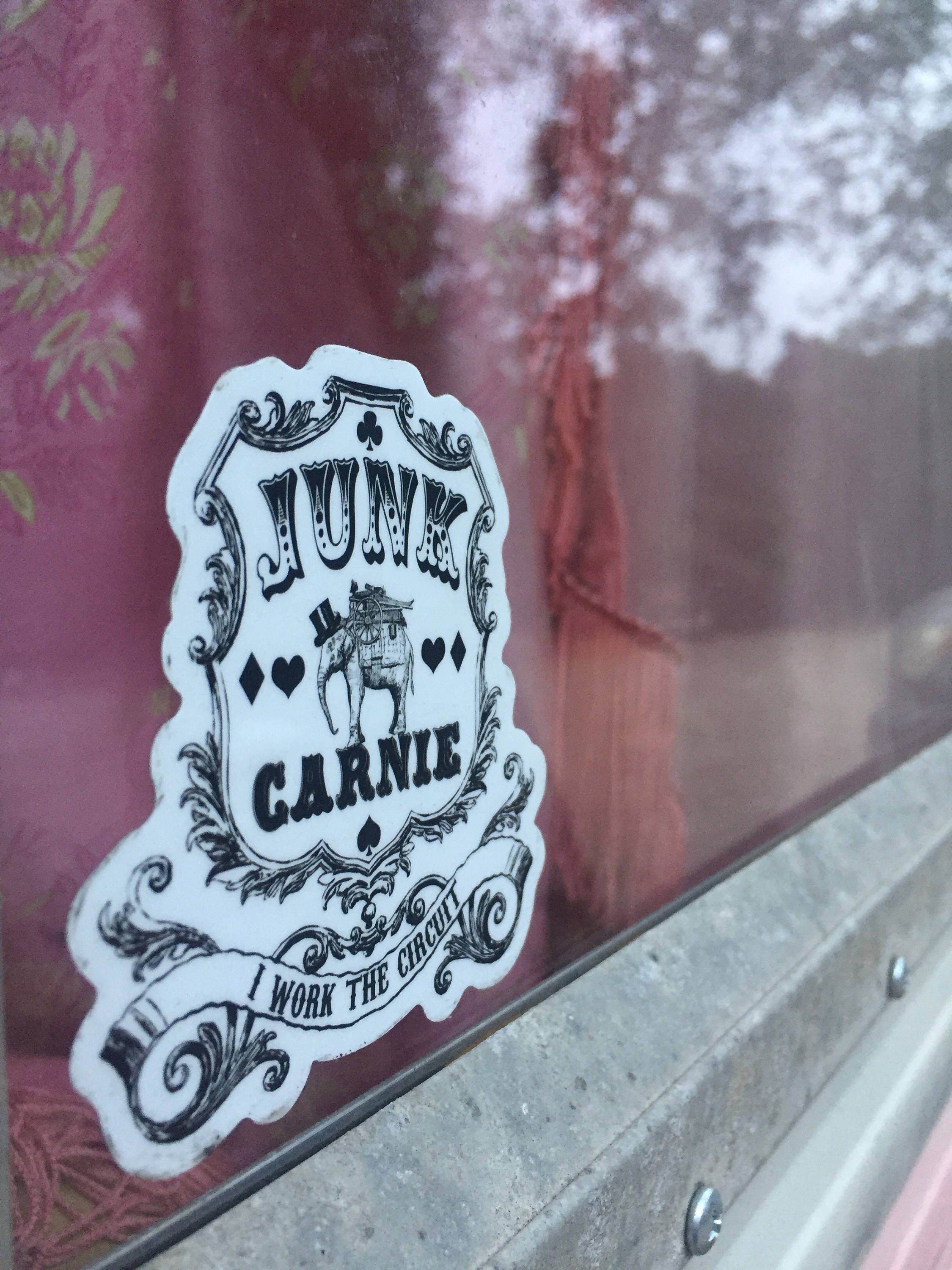 Junk Carnie Sticker Circus Vintage Carnival - Etsy