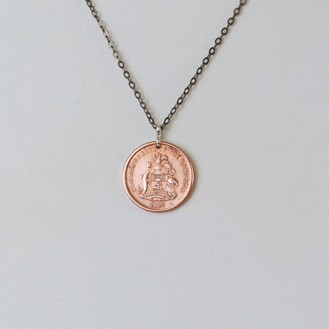 Bahamas Coin Necklace 2009 Coin Layer Necklace - Etsy