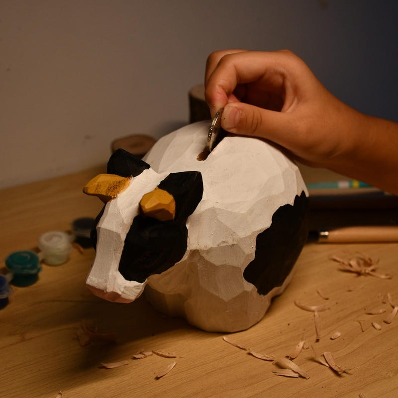 Handmade Piggy Bank - Etsy