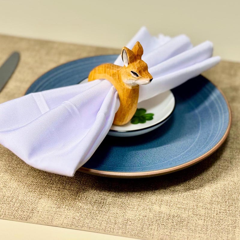Wood Animals Napkin Ring - Etsy