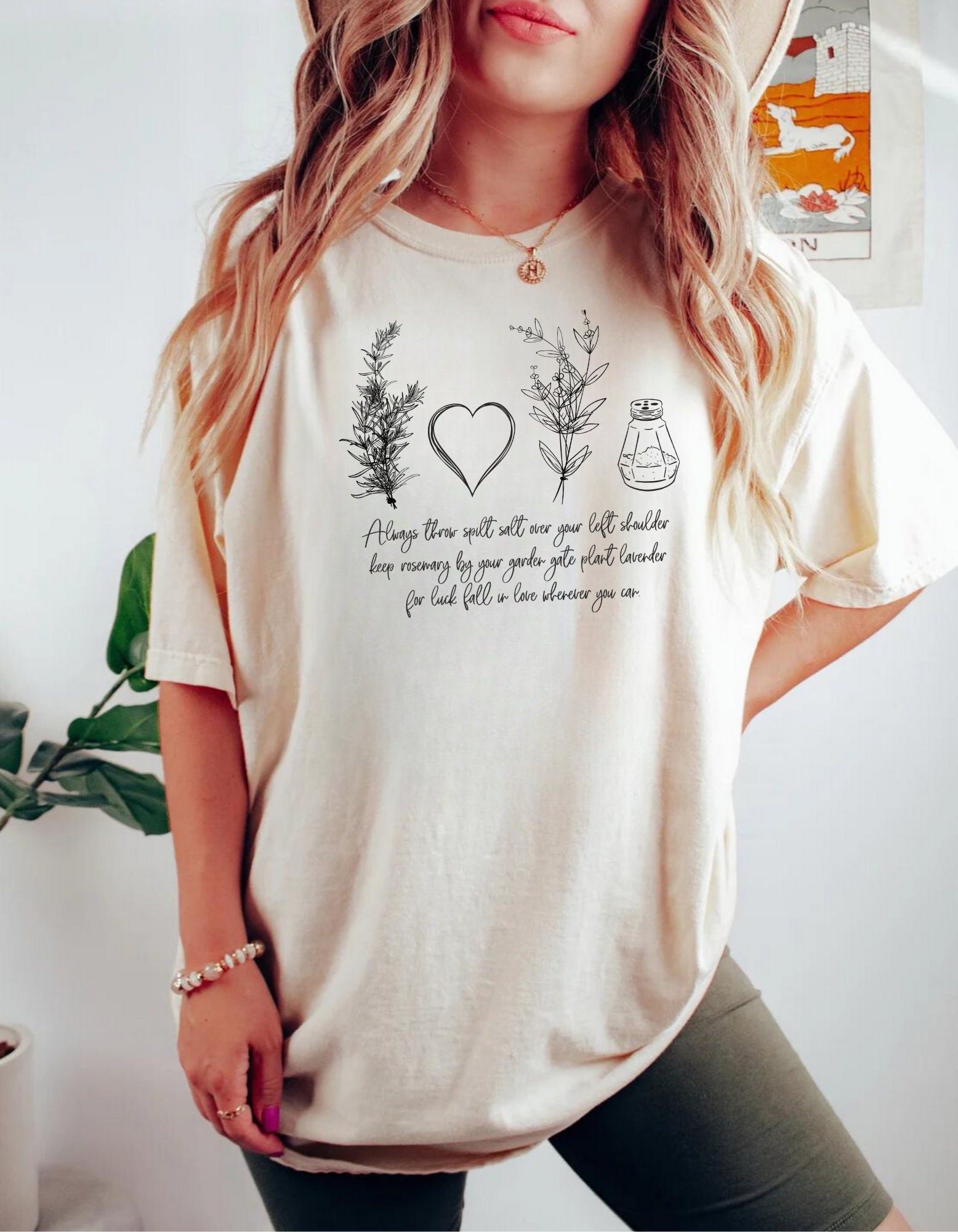 Practical Magic Shirt, Salt Rosemary Lavender Love Shirt, Inspirational ...