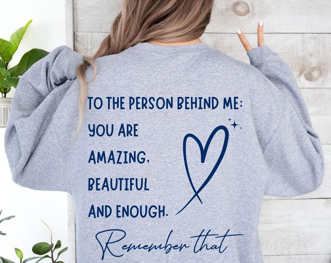 Dear Person Behind Me Custom QR Code T-shirt, Change Message Anytime ...