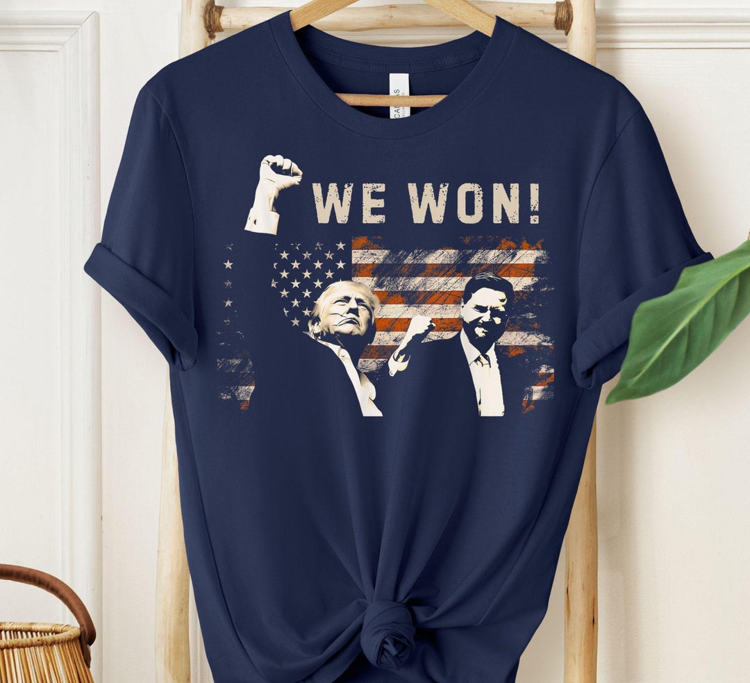Trump Won T-shirt President, Political Gift - Etsy