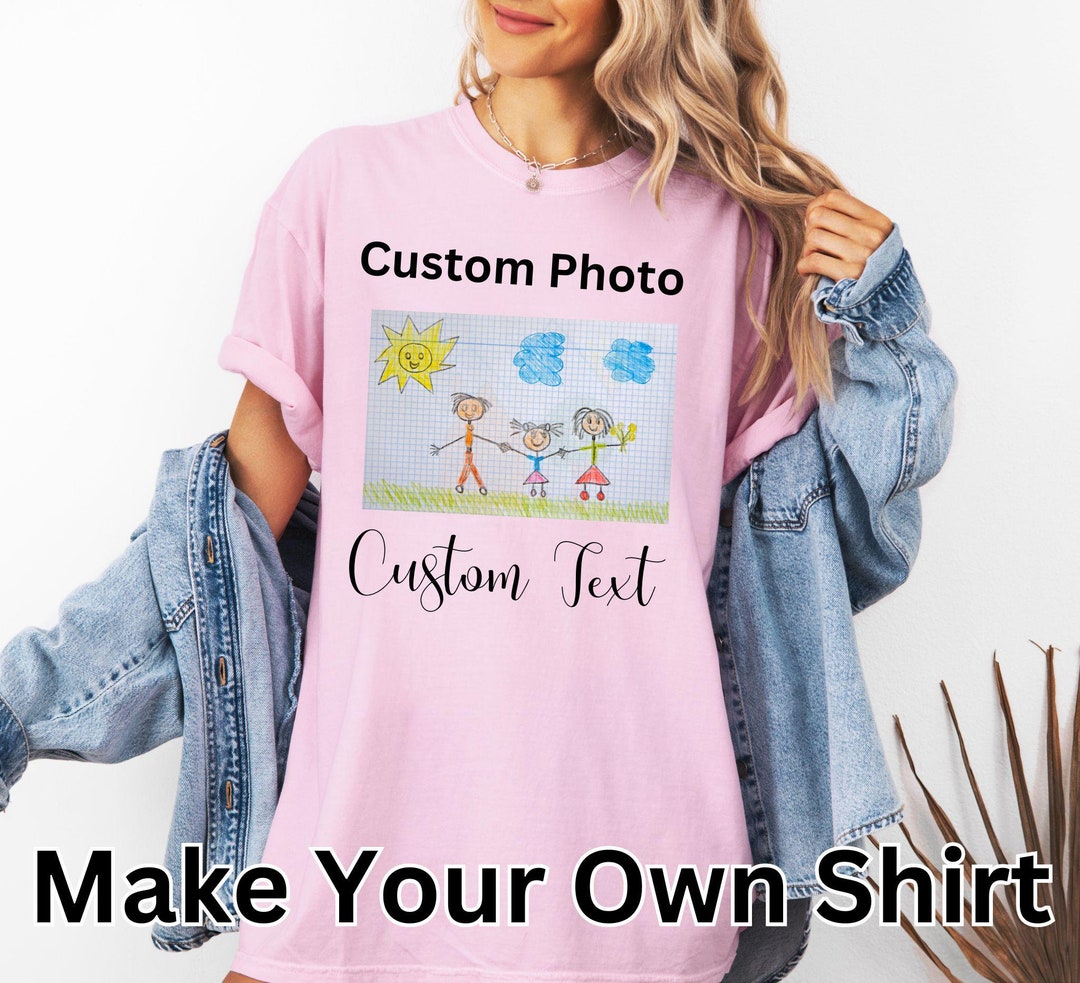 Comfort Color Custom Shirt, Custom Photo Shirt, Personalized Shirt ...