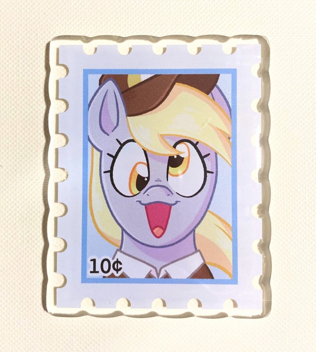 Derpy Hooves Stamp 2.5in Acrylic Pin MLP Brony - Etsy