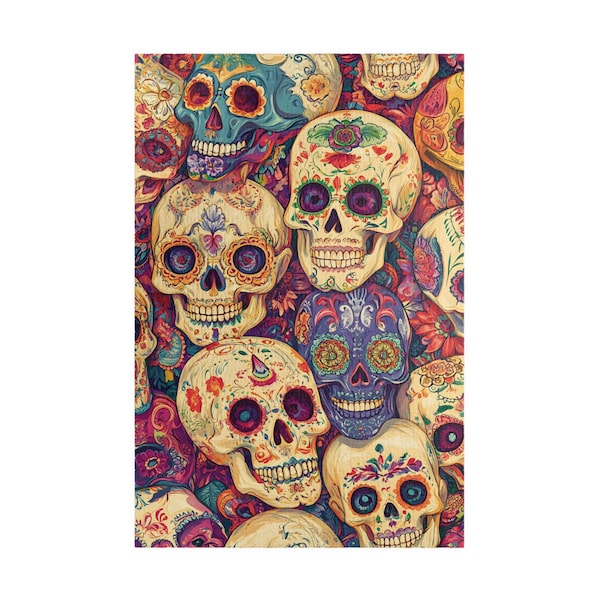 Sugar Skull Puzzle - Etsy