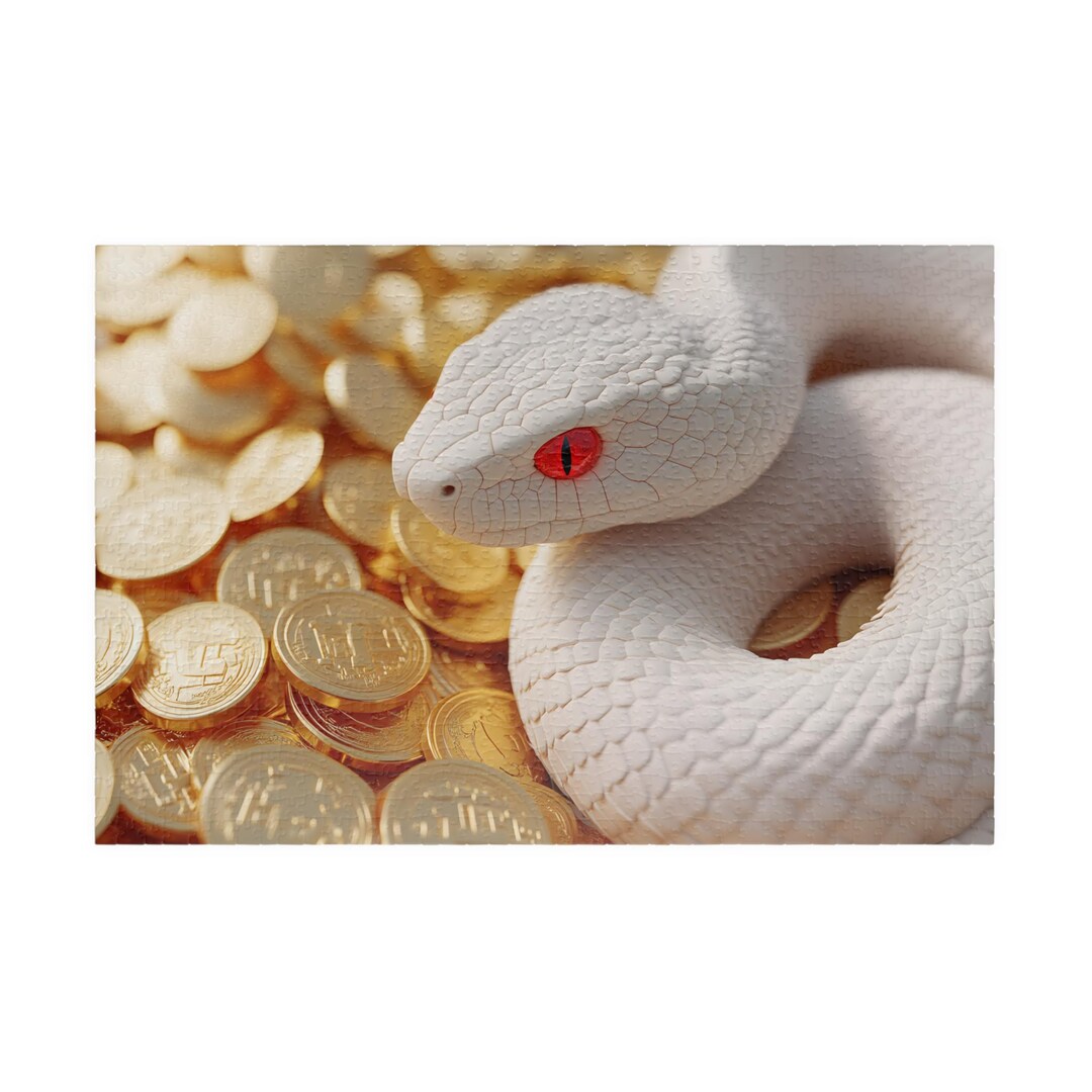 Year of the Snake Jigsaw Puzzle, 110 252 520 1014 Piece, Serpent Money ...