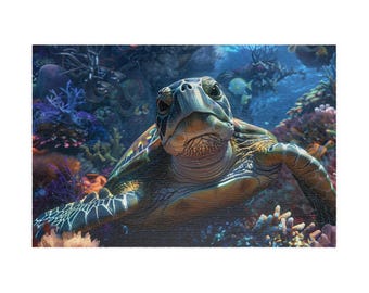 Baby Sea Turtle Puzzle 110, 252, 520, 1014-piece - Etsy