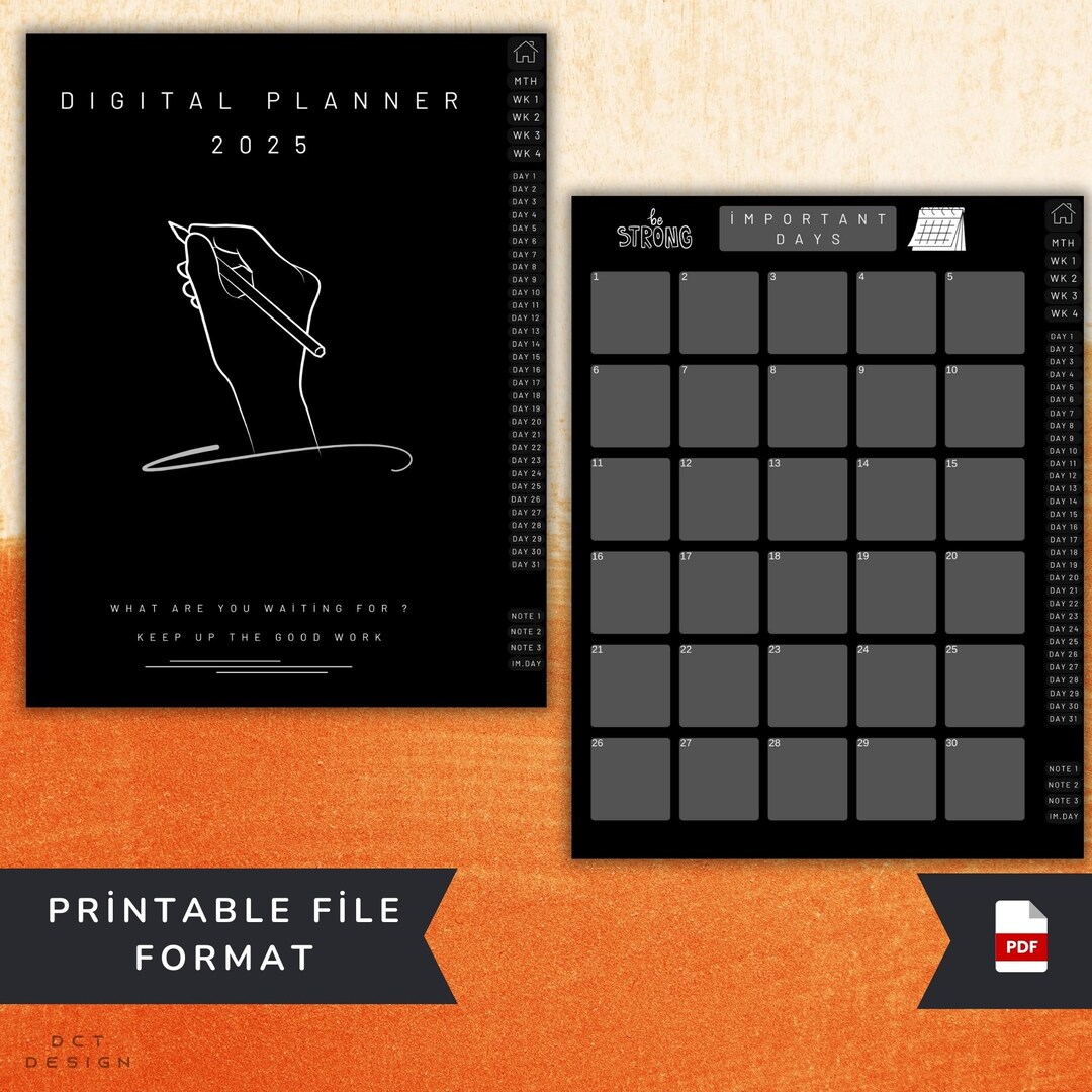 Work From Home Planner Printable Daily Planner for Productivity ...