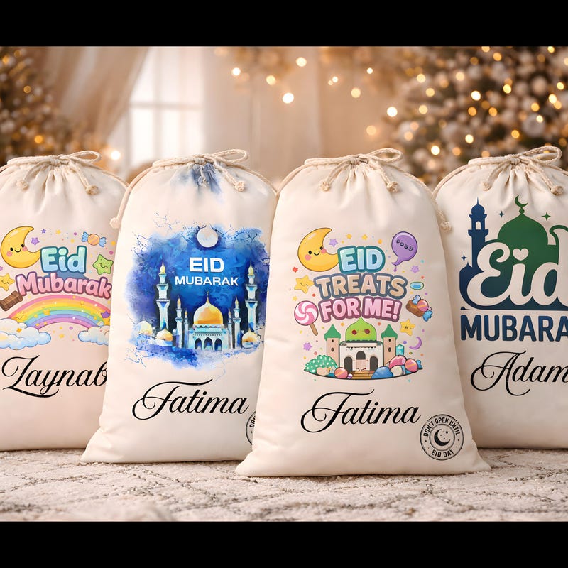 Eid Mubarak Bag - Etsy