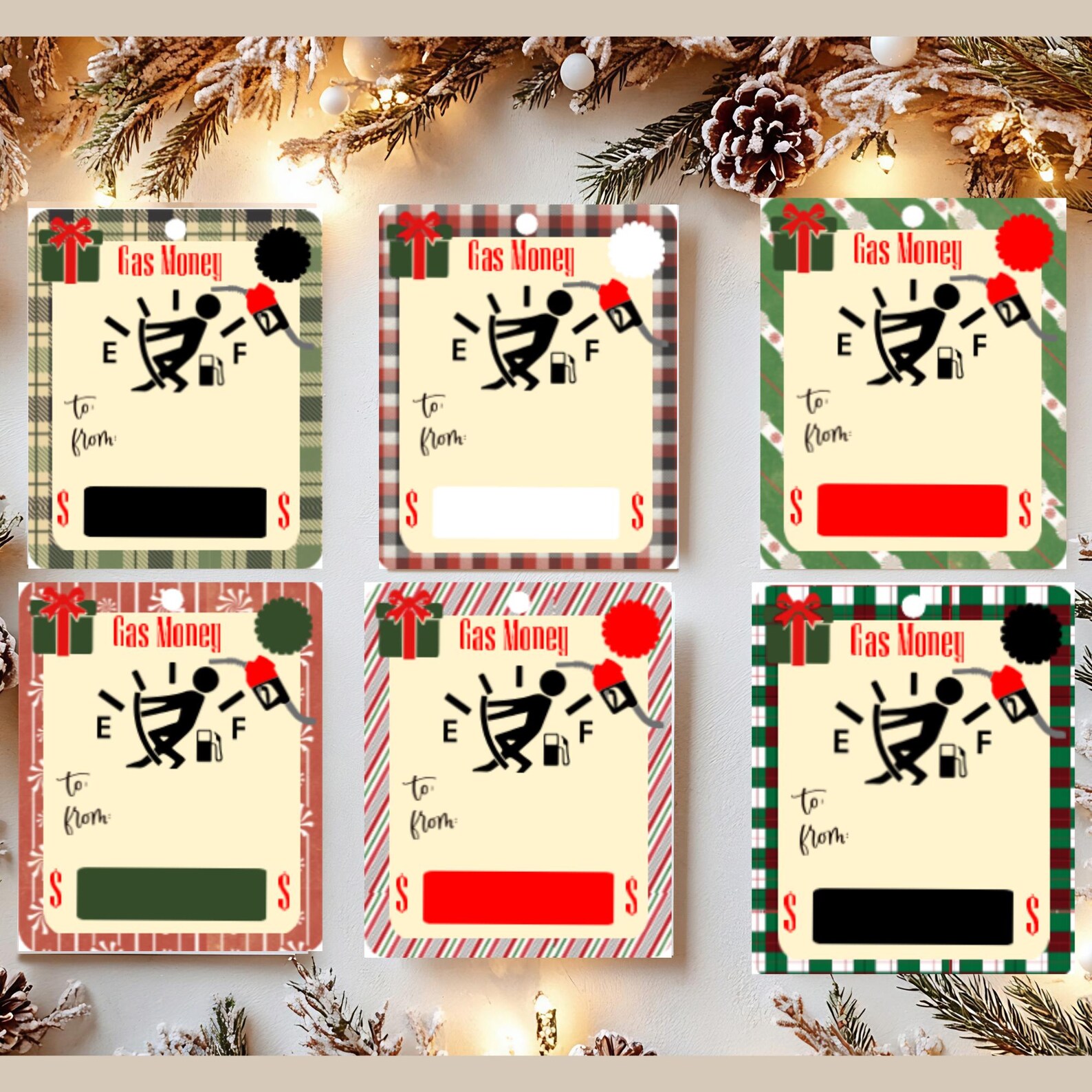 Gas Money Cards, Money Holding Cards, Gas Allowance, Money Card Holder ...