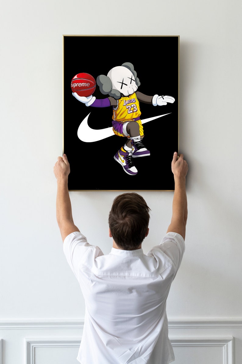 Kaws Poster Print, Set of 3 Print, Hypebeast Figure, Graffiti ...