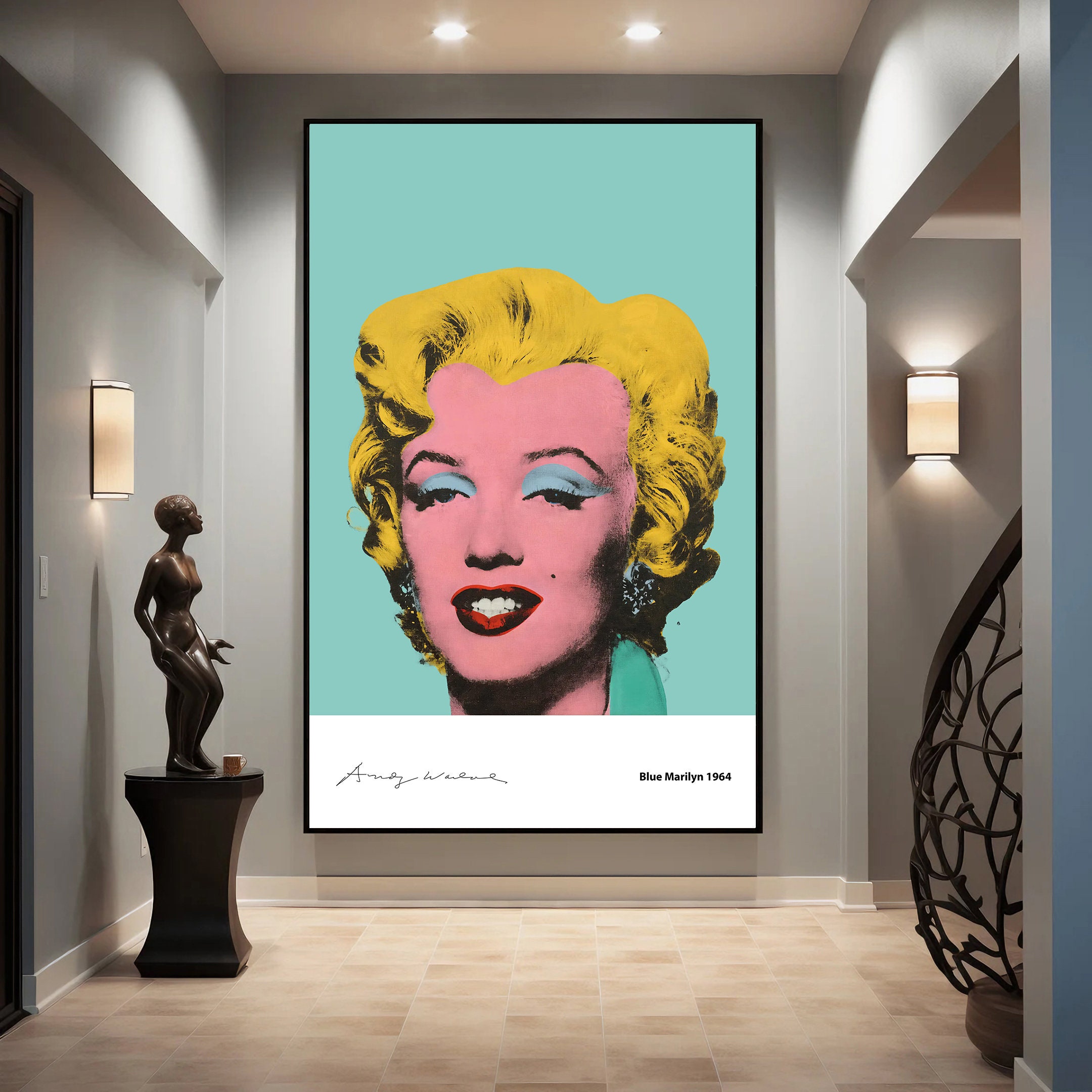 Andy Warhol | Rare Poster Signature Poster Print. Marilyn Monroe Rare, Limited Edition. From ...