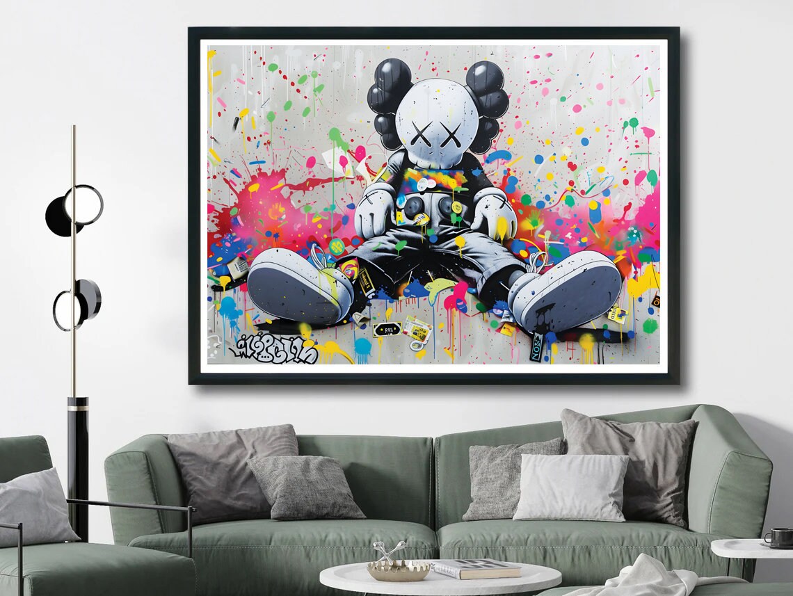 Printable KAWS Graffiti, Hypebeast Poster Graffiti Poster,Hypebeast ...