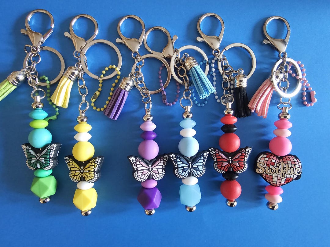 Taylor Swift Inspired Butterfly Keychains Lot of 6. Taylor's Version ...