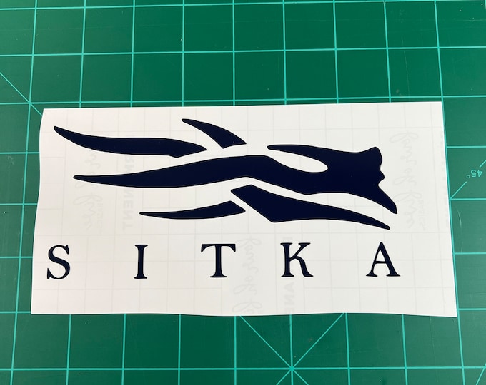 Sitka Logo Decal Hunting Gear Sitka Inspired - Etsy