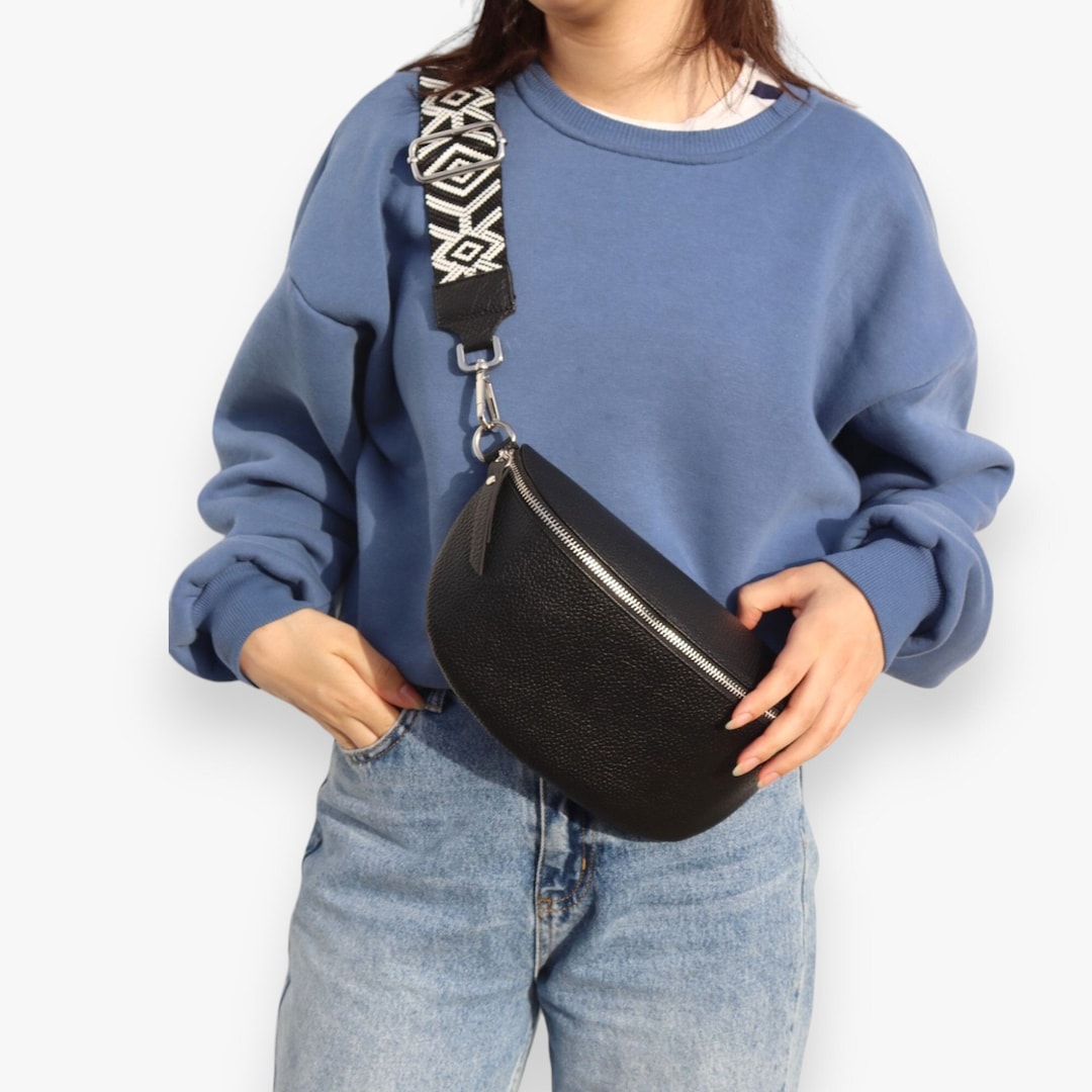 Crossbody Bag, Leather Bum Bags, Women's Shoulder Bag, Handbag With Strap, Women's Bag ...