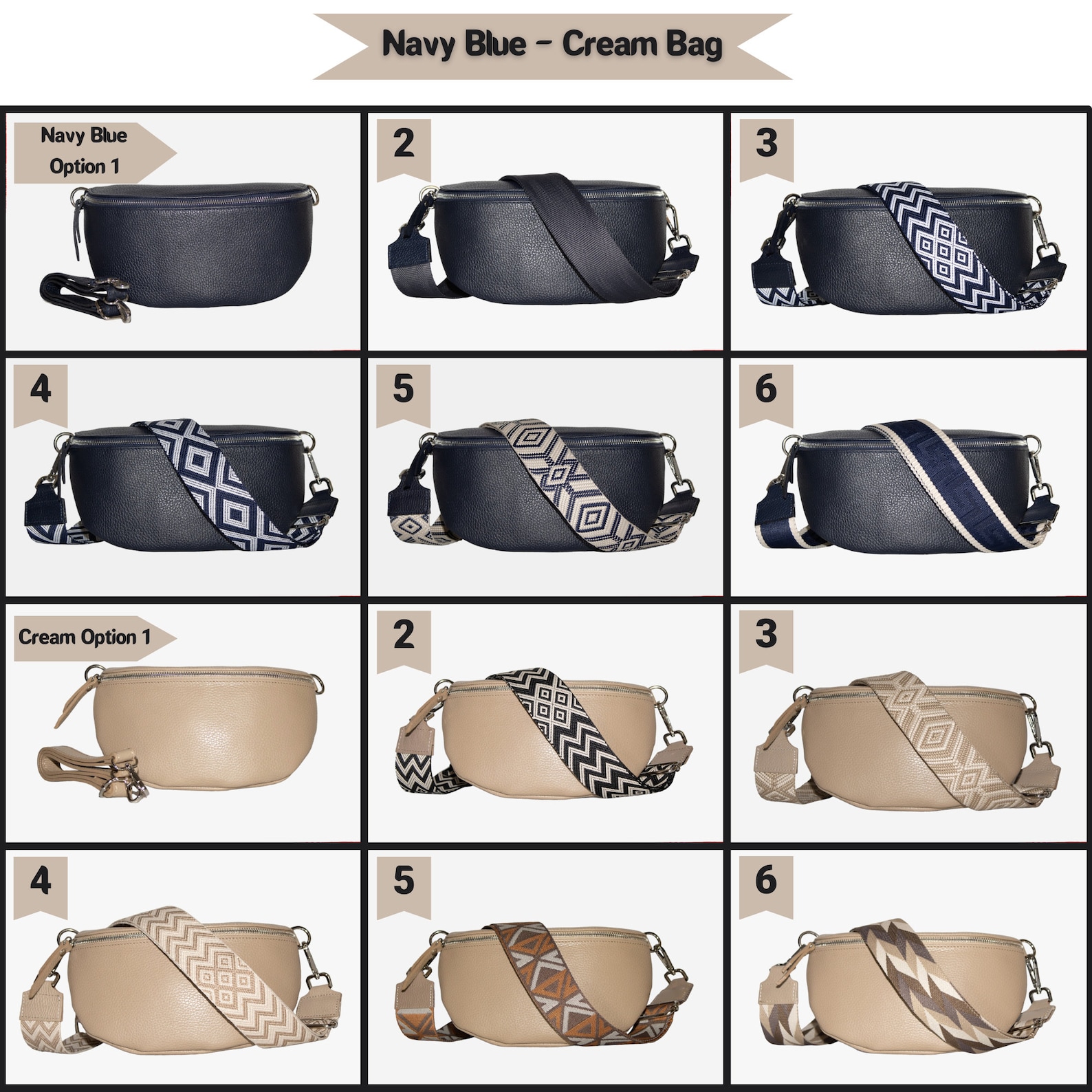 Adjustable Bag Strap, Bum Bag With Wide Strap, Crossbody Bag, Women's ...