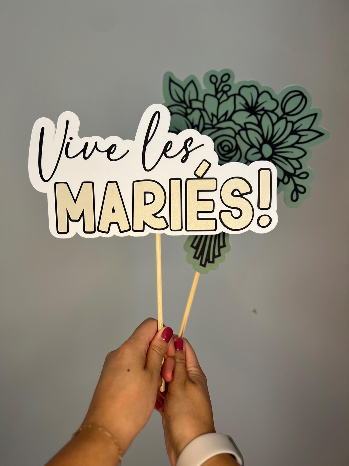 Wooden Stick Photo Booth Props – Fun Photo Booth Props Set for Weddings ...