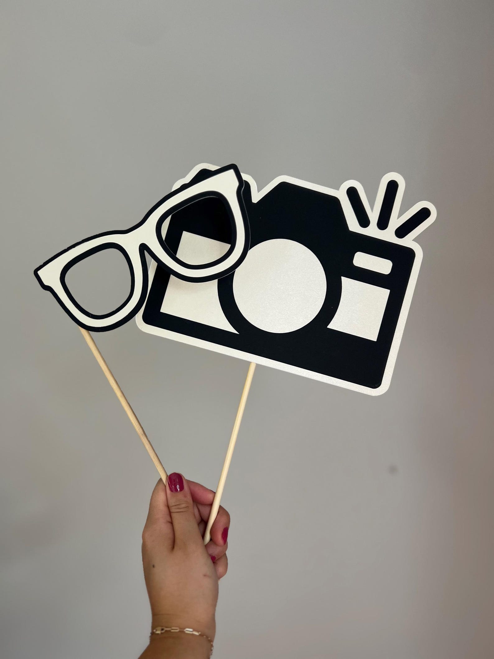 Wooden Stick Photo Booth Props – Fun Photo Booth Props Set for Weddings ...
