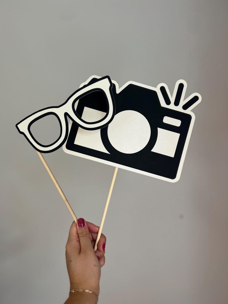 Wooden Stick Photo Booth Props – Fun Photo Booth Props Set for Weddings ...