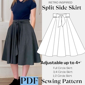 Split Skirt - Etsy