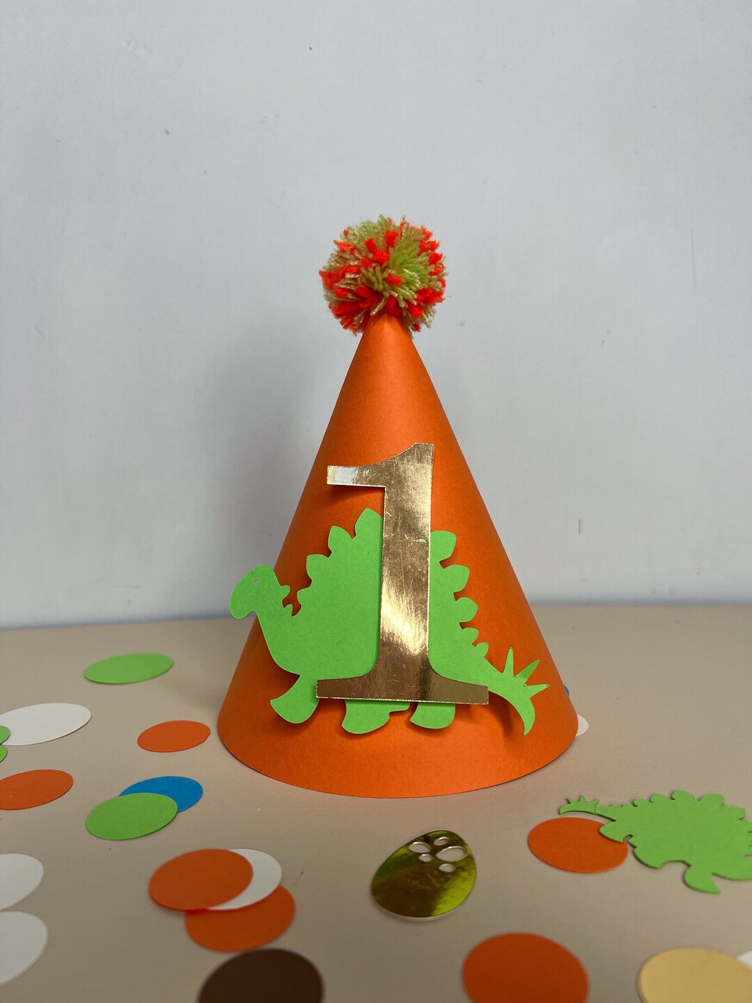 Dinosaur Birthday Hat, Dino Party Hat, Boy First Birthday, 1st Birthday ...