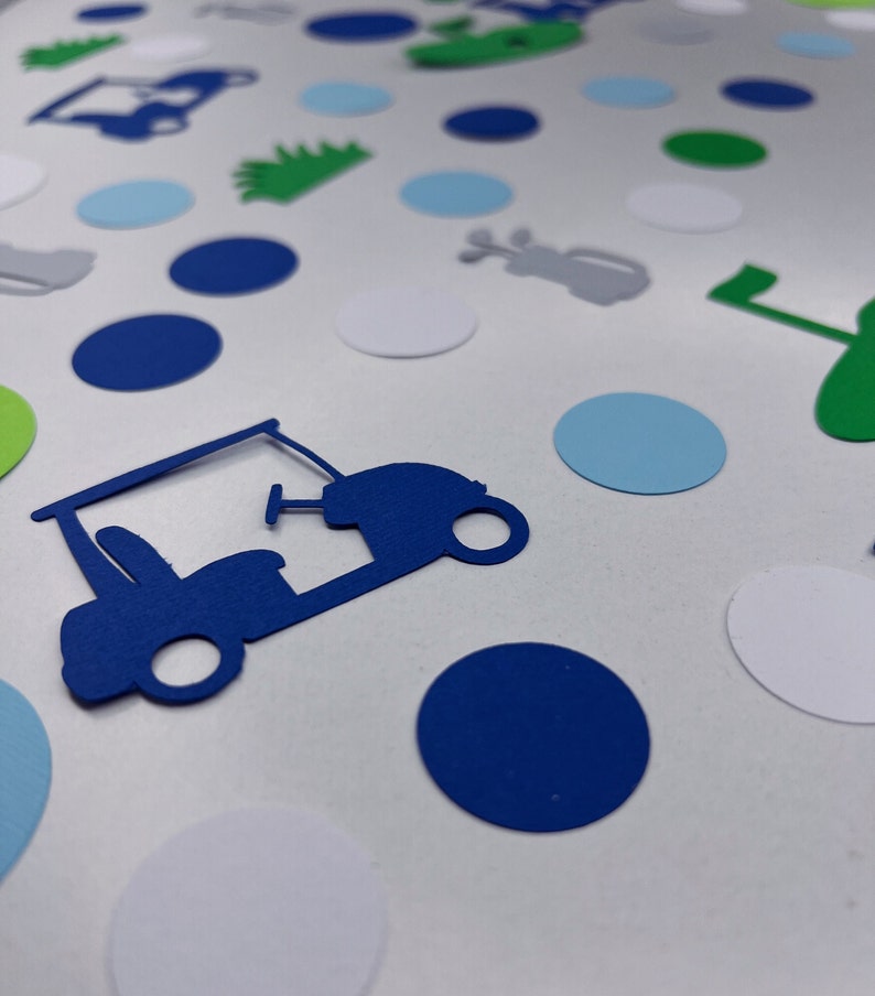 Hole in One Confetti, Golf First Birthday Decoration, One Boy Birthday ...