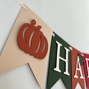 Autumn Birthday Banner, Fall Themed Decorations, Pumpkin and Leaves ...